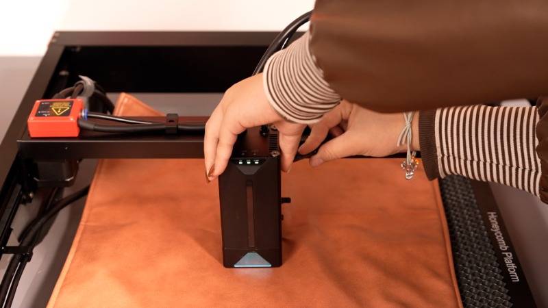 How To Laser Engrave Leather With LightBurn | Algolaser